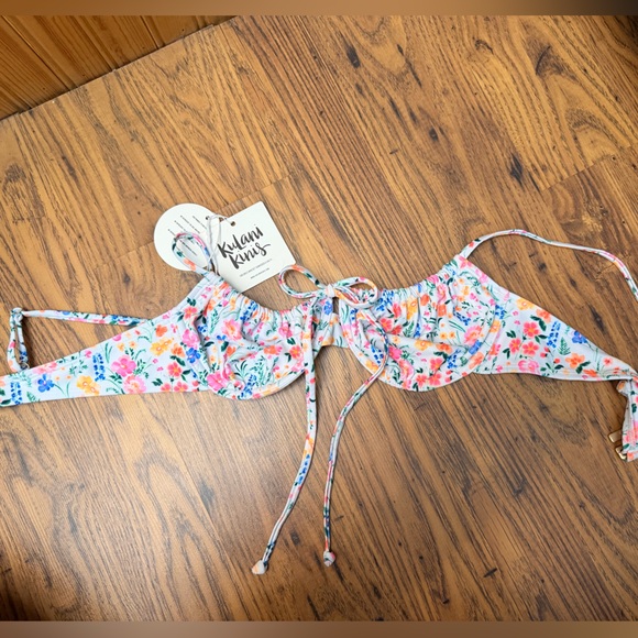 Kulani Kinis | Swim | Kulani Kinis Bikini Floral Pink And Blue | Poshmark